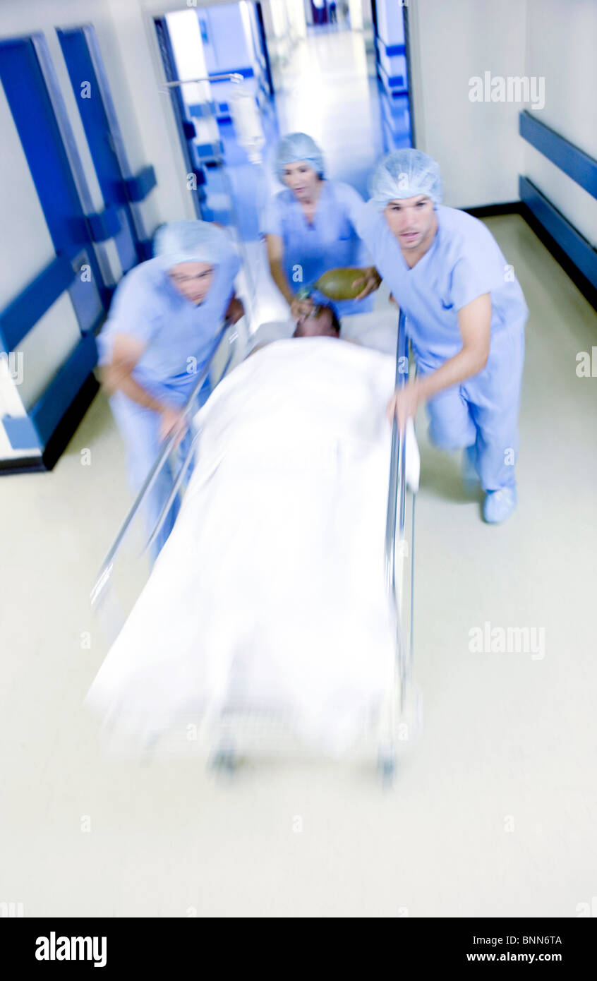 Emergency hospital treatment Stock Photo - Alamy