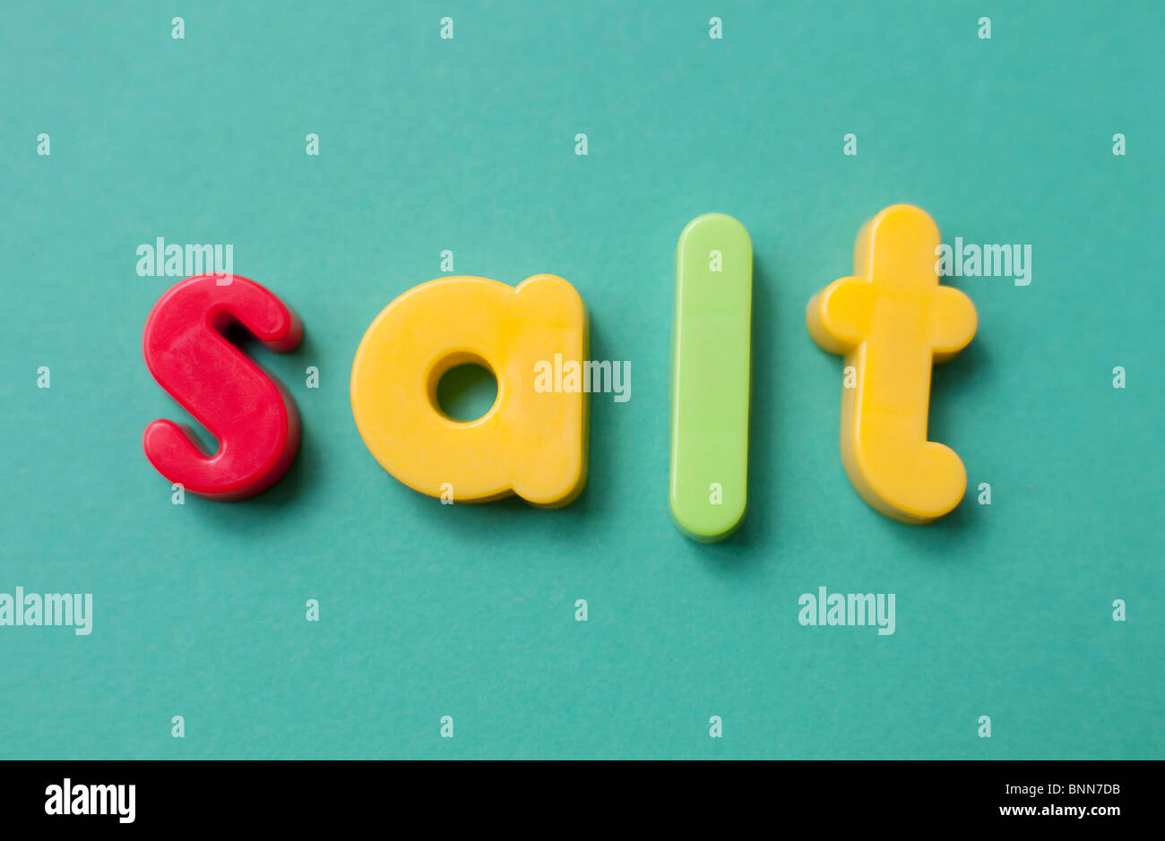 Salt spelling in salt hi-res stock photography and images - Alamy