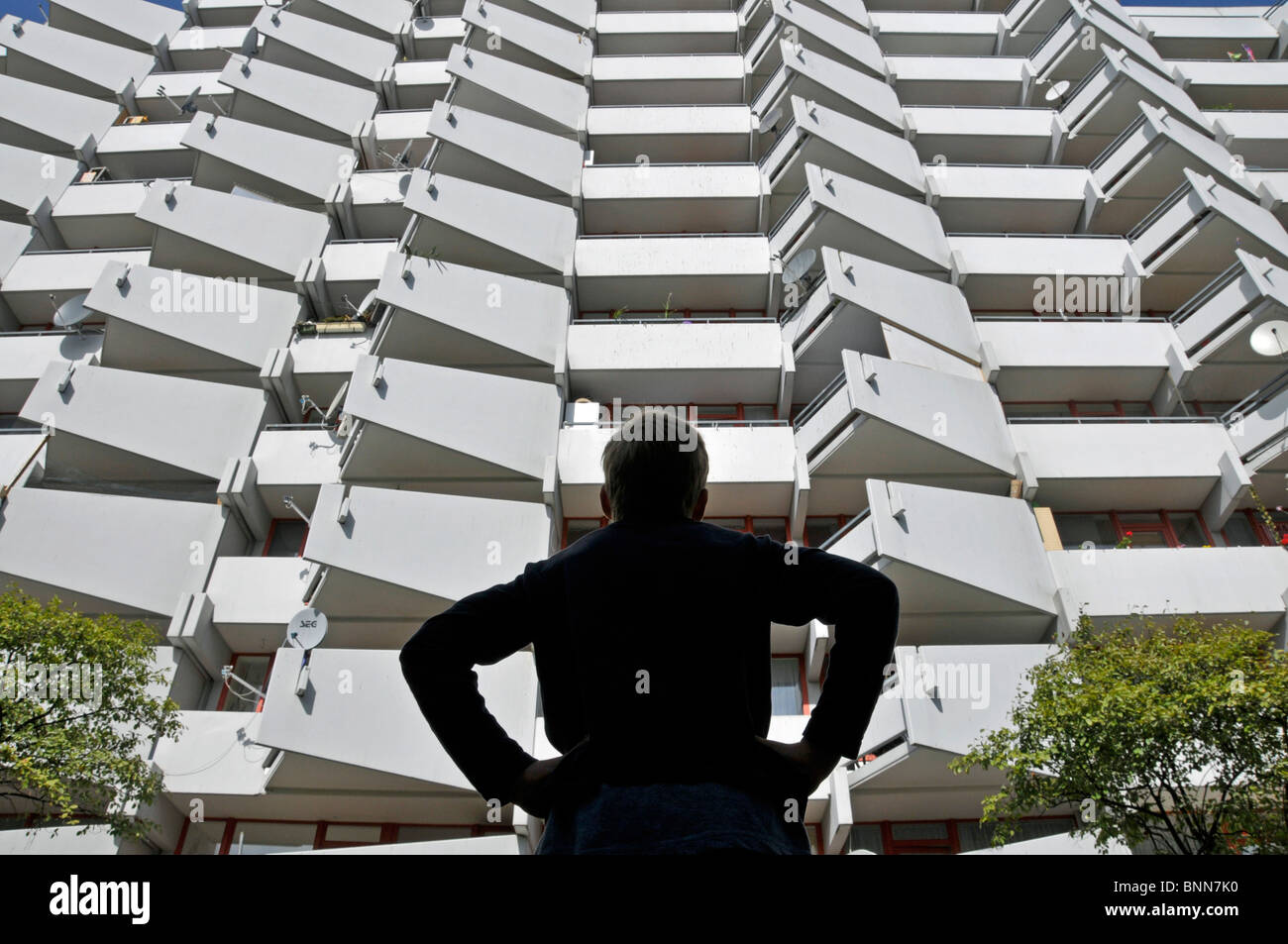 Architecture Anonymously anonymity antennas balconies concrete concrete ...