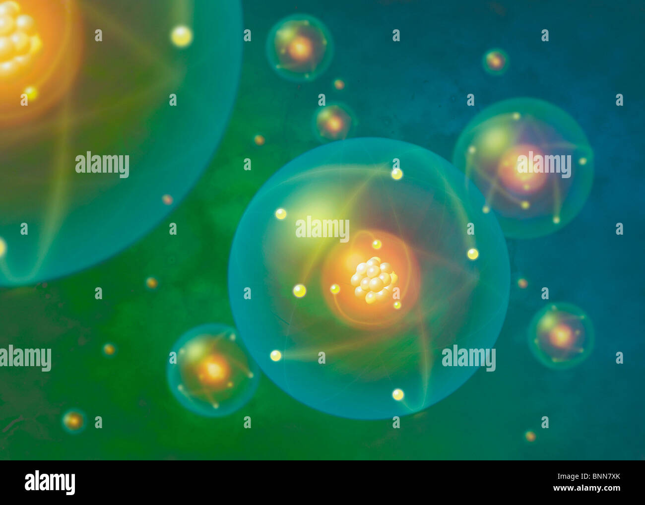 Atoms artwork hi-res stock photography and images - Alamy