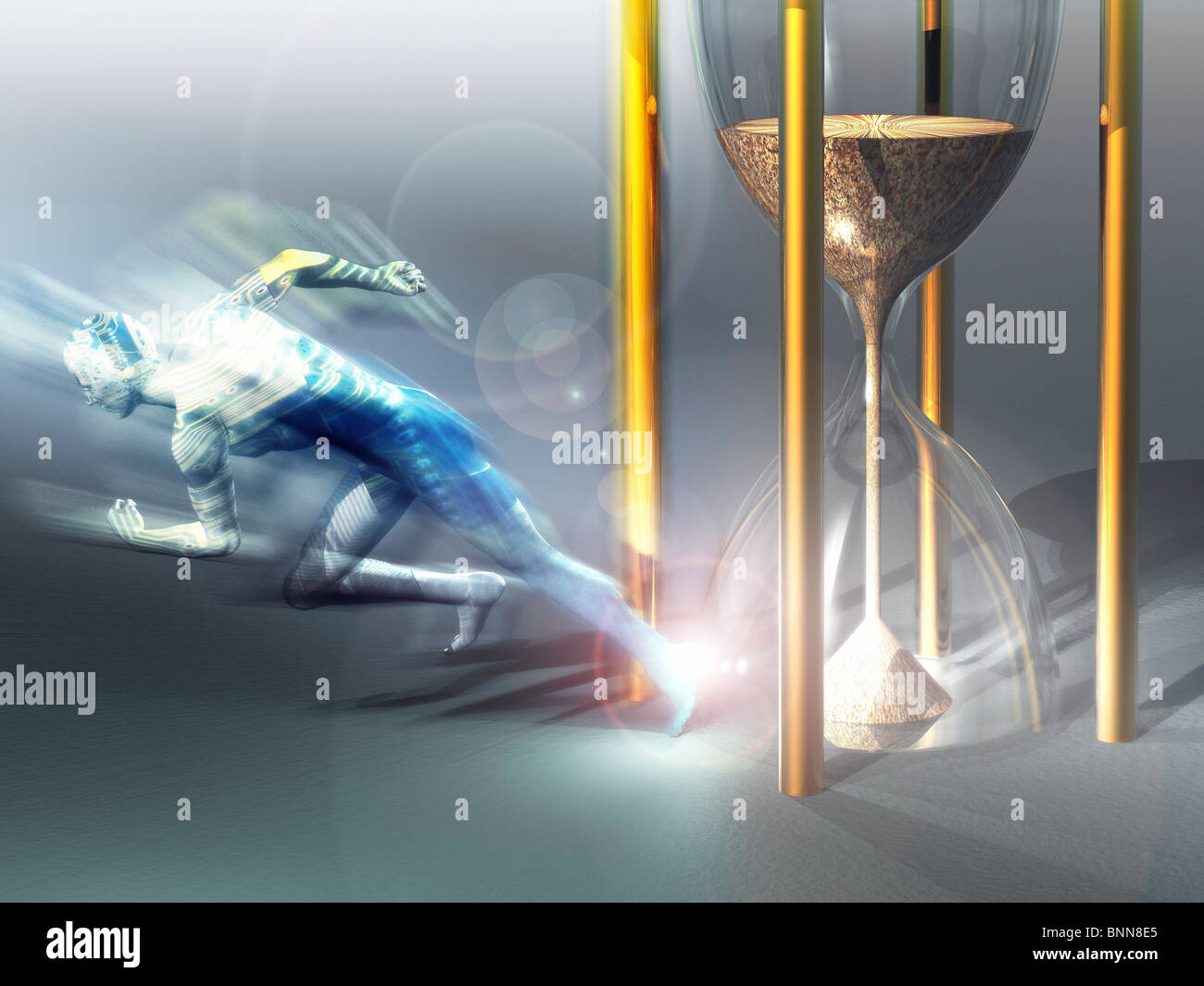 Time travel, conceptual artwork Stock Photo - Alamy