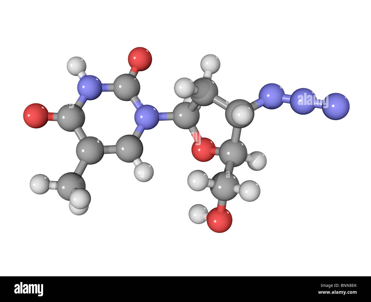 Zidovudine drug molecule hi-res stock photography and images - Alamy