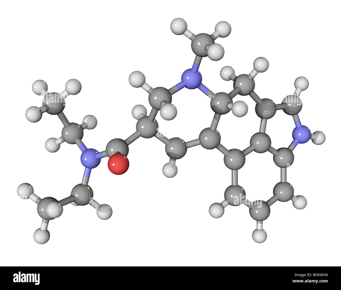 LSD drug molecule Stock Photo - Alamy