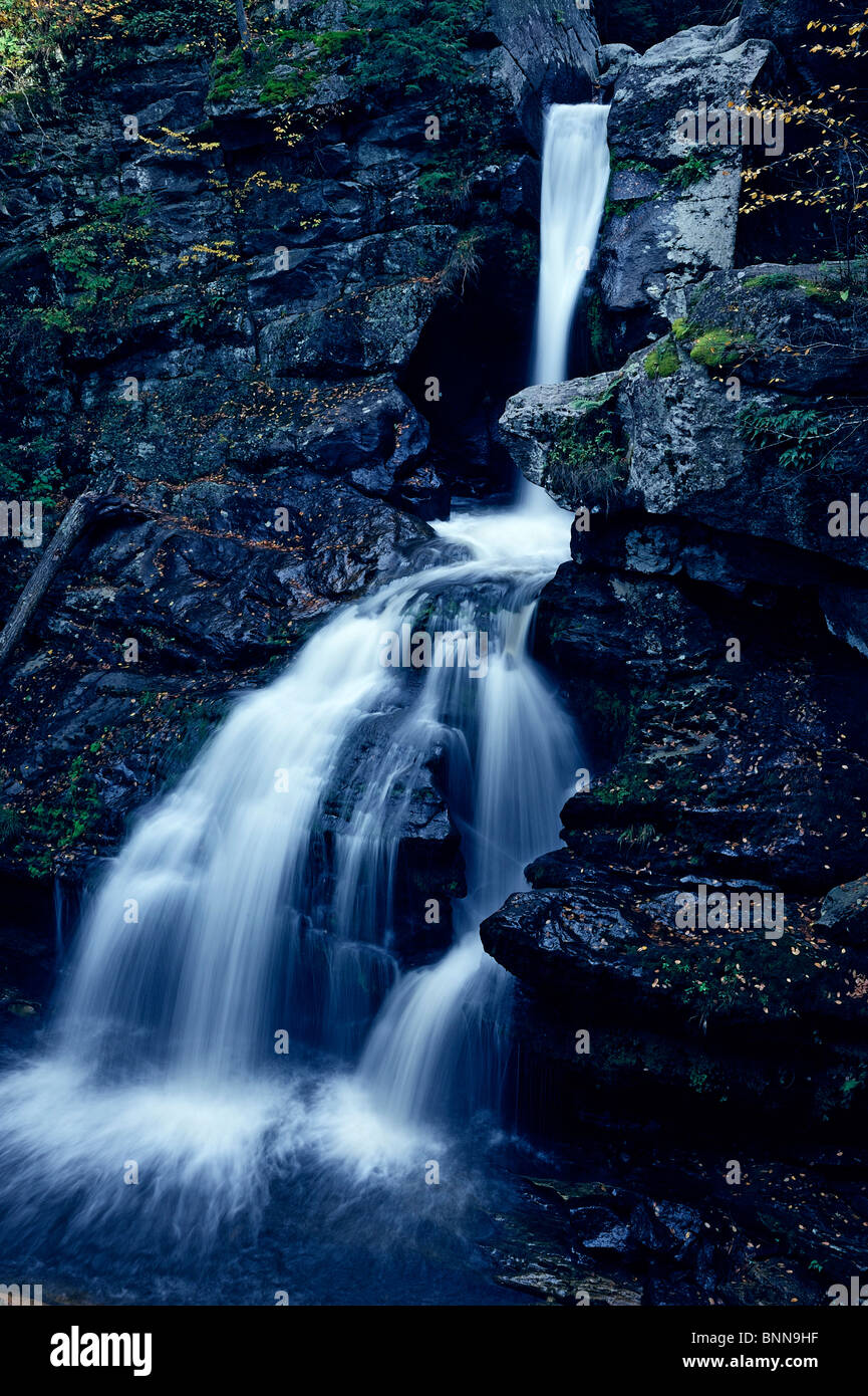 Waterfall Kent Falls State Park Connecticut USA America United States ...