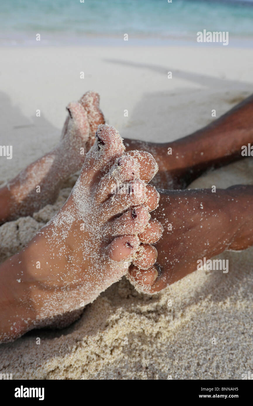 Seychelles the seychelles desroches island feet knows black couple hi ...