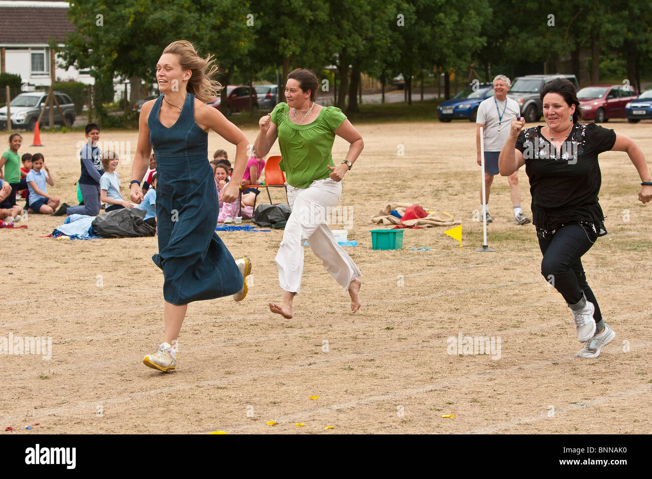 Primary school sports day Stock Photo - Alamy