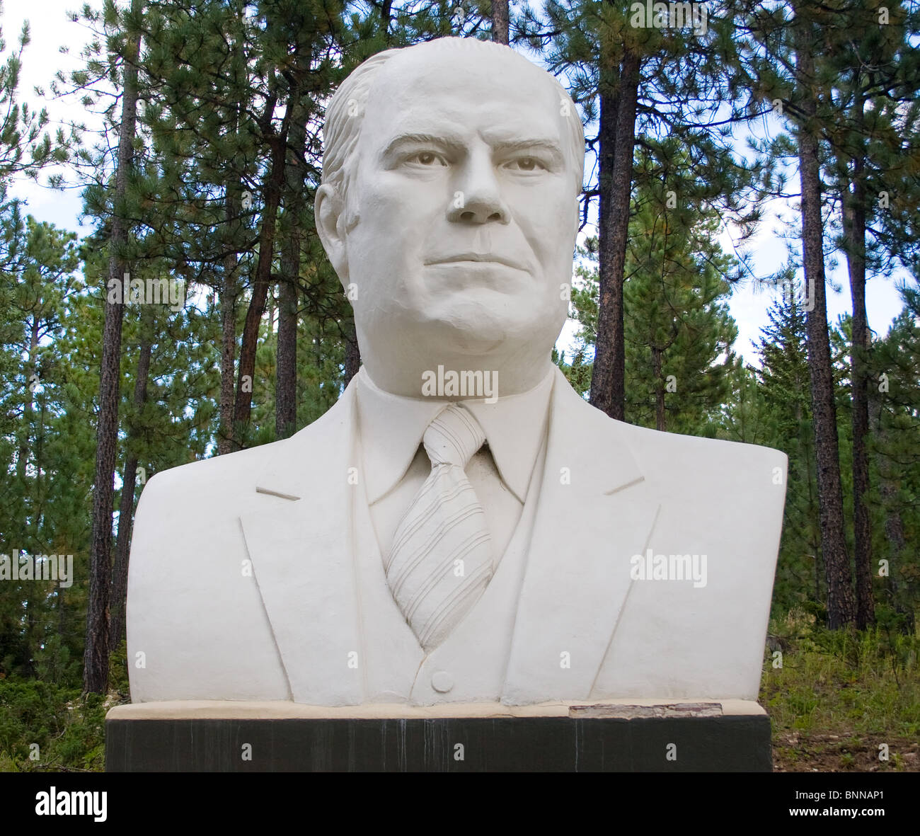 Gerald R. Ford bust by sculptor David Adickes at Presidents Park in ...