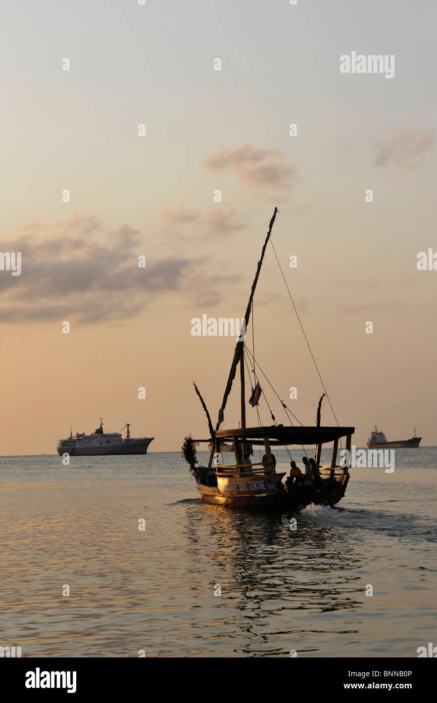 Africa Tanzania Tanzania Zanzibar Stone Town Stonetown boats Stock ...