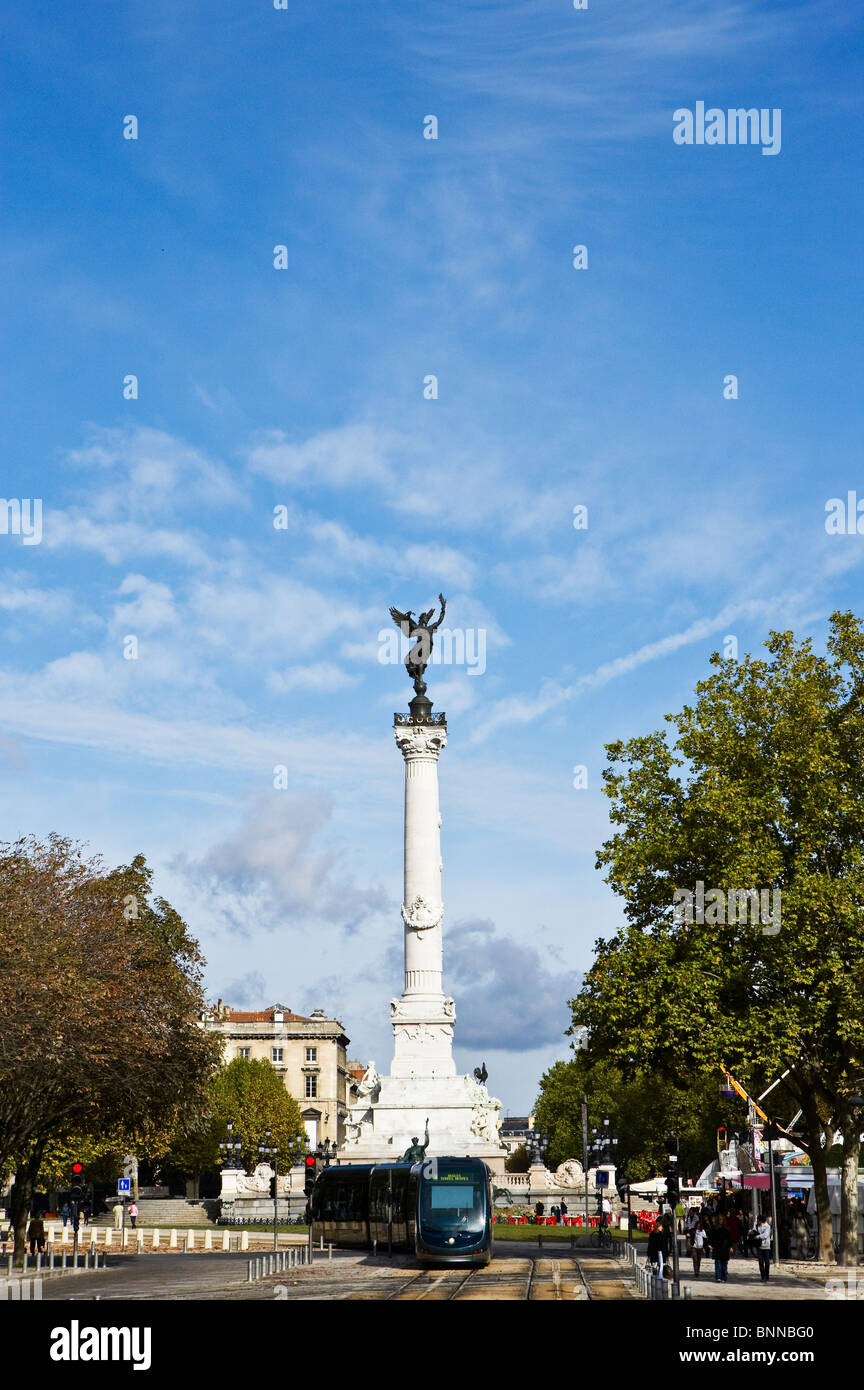 Place des Quinconces in Bordeaux, France Stock Photo - Alamy