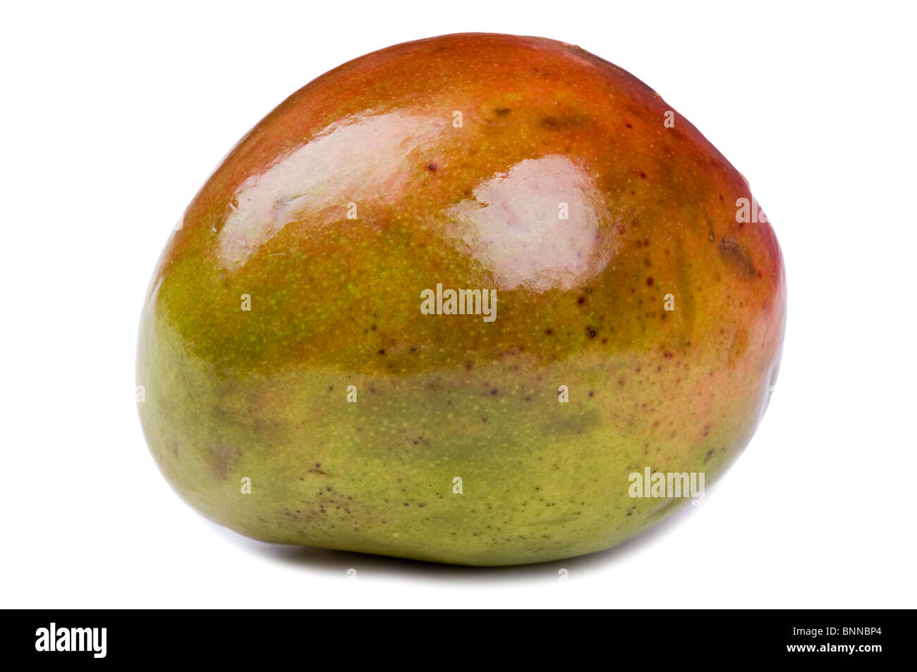 Red mango on white Cut Out Stock Images & Pictures - Alamy