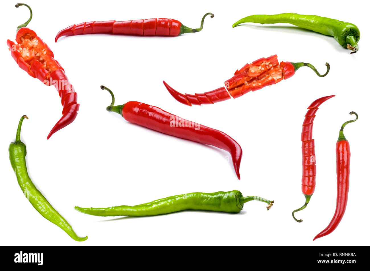 object on white - food pepper close up Stock Photo - Alamy