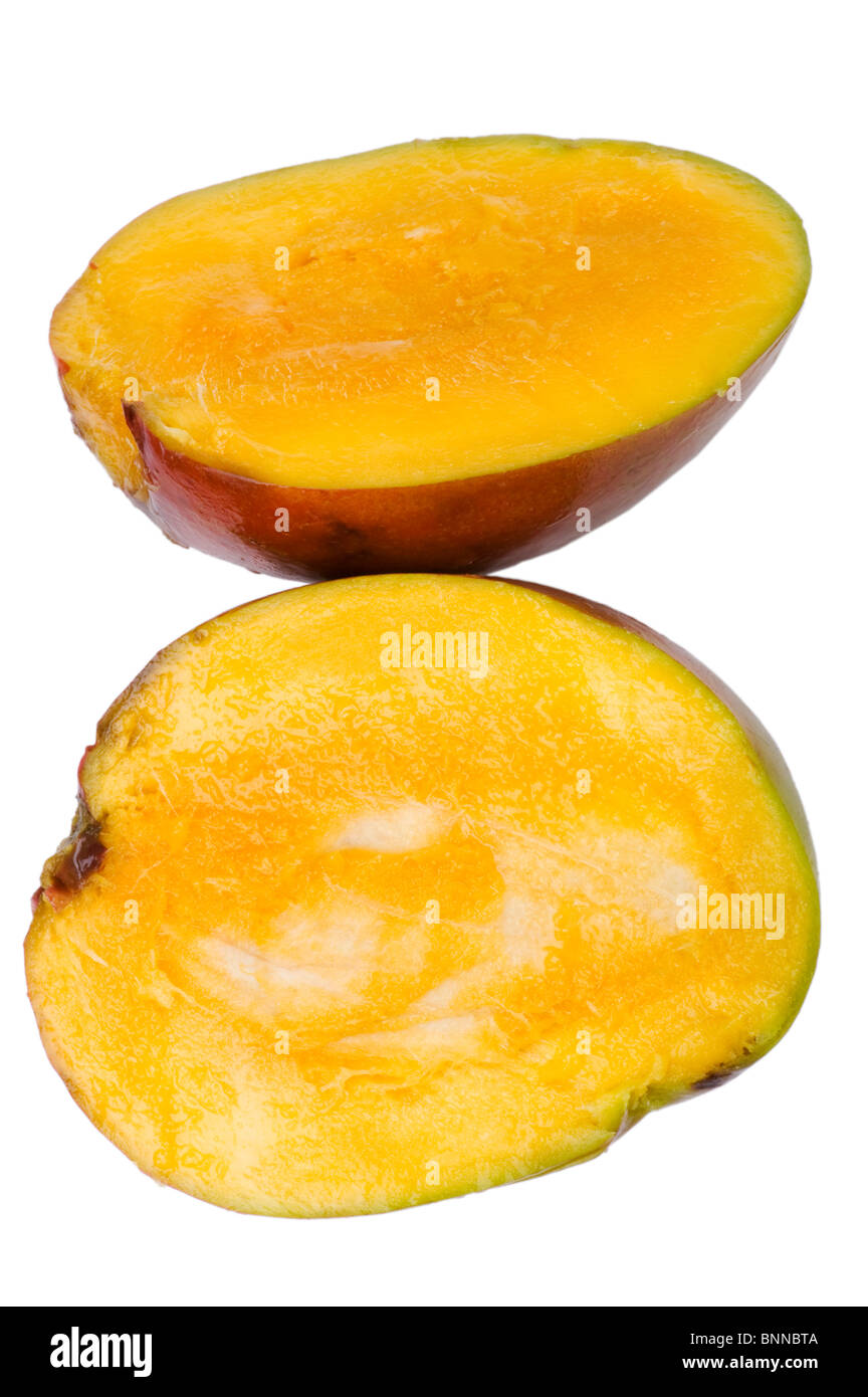 object on white - food mango close up Stock Photo - Alamy