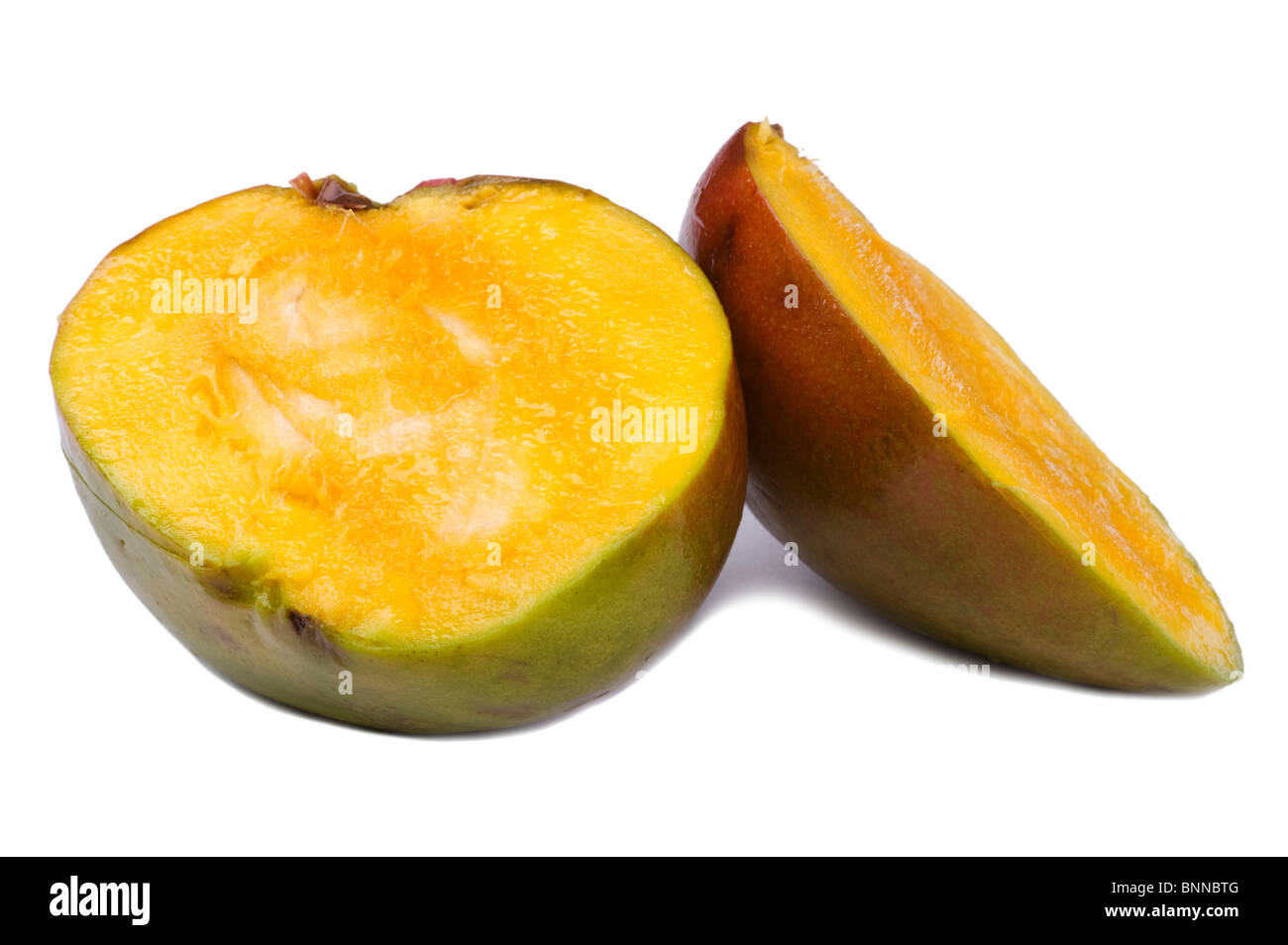 object on white - food mango close up Stock Photo - Alamy