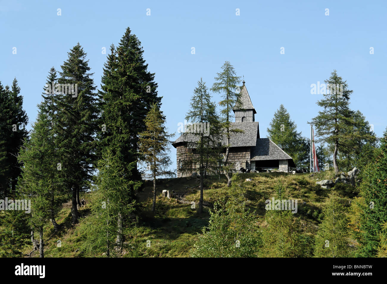 Italy South Tirol Bruneck Brunico castle lock Bruneck trees castles ...