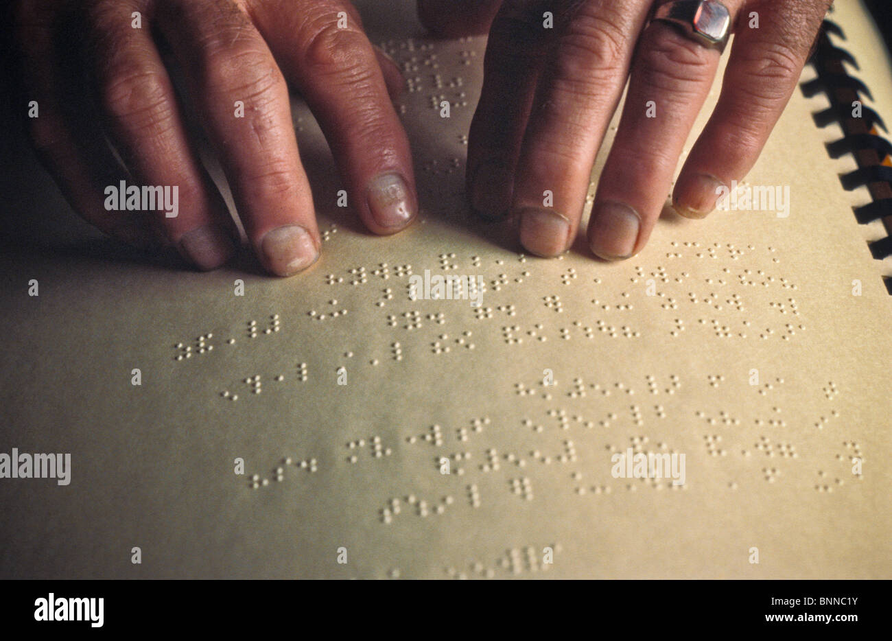 Fingers braille hi-res stock photography and images - Alamy