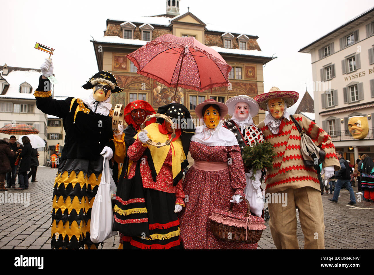 Switzerland swiss Schwyz canton Schwyz tradition folklore national ...