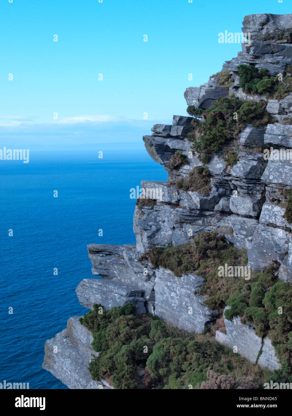 Devon sea cliffs hi-res stock photography and images - Alamy