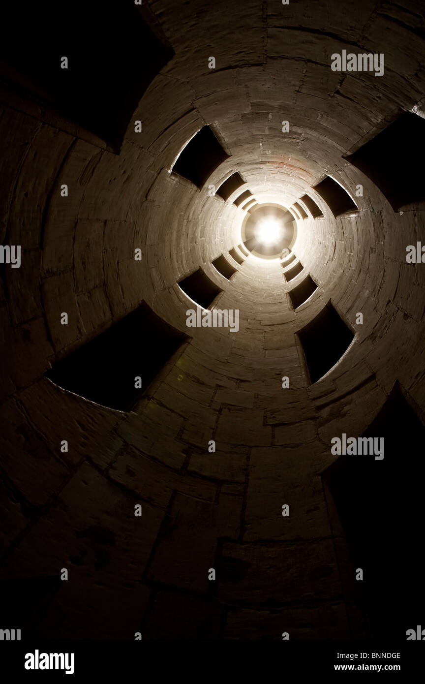 Double Spiral Staircase of Chateau de Chambord, Loire, France Stock ...