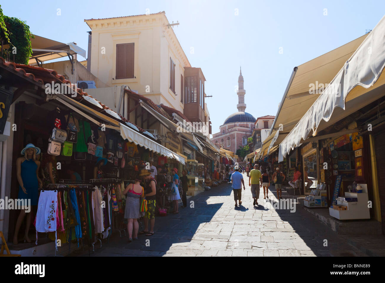 Socratous street rhodes greece hi-res stock photography and images - Alamy