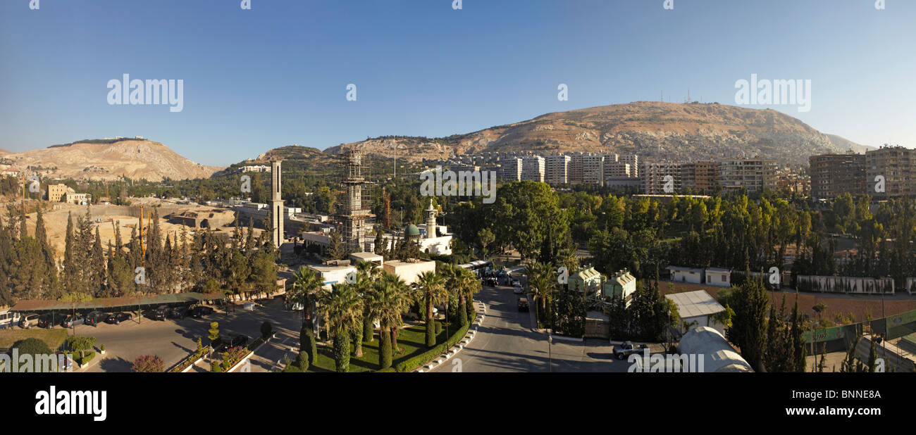 Damascus Syria Panorama of jebal Qasyun Stock Photo - Alamy