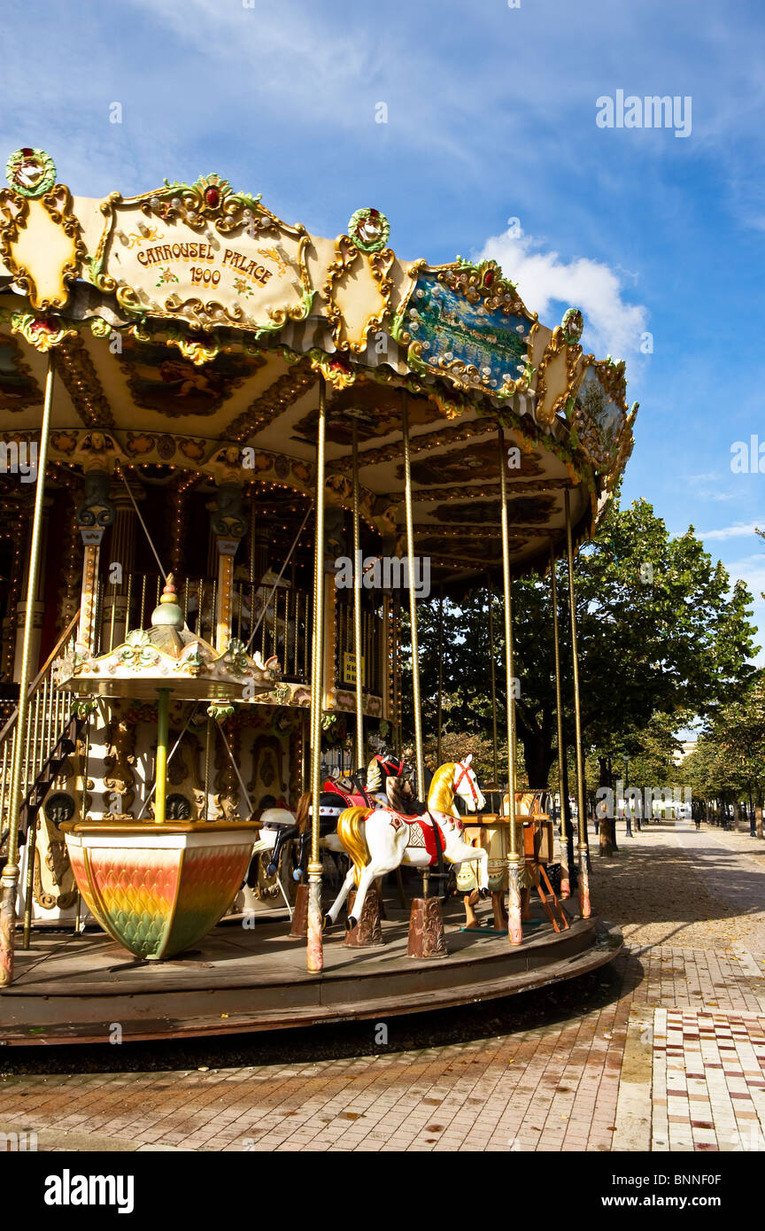 Close-up of a carousel Stock Photo - Alamy