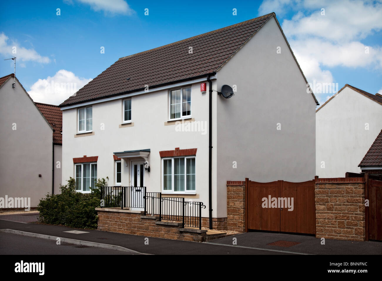 Modern Detached House High Resolution Stock Photography and Images - Alamy