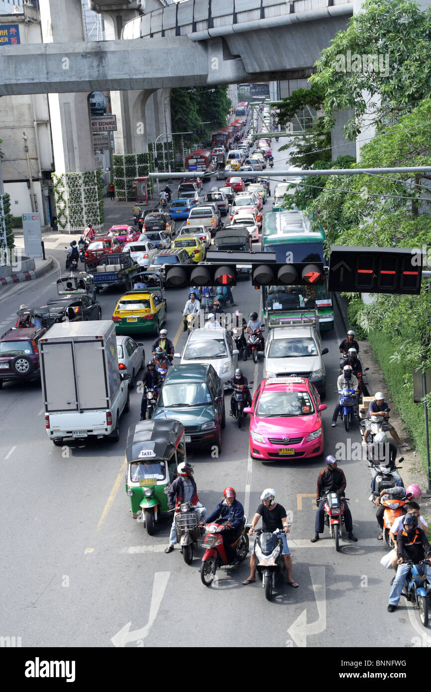 Busy traffic in Bangkok , Thailand Stock Photo - Alamy