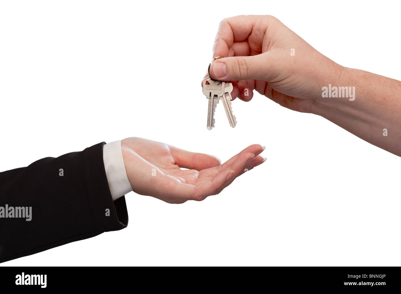 Handing over keys new car hi-res stock photography and images - Alamy