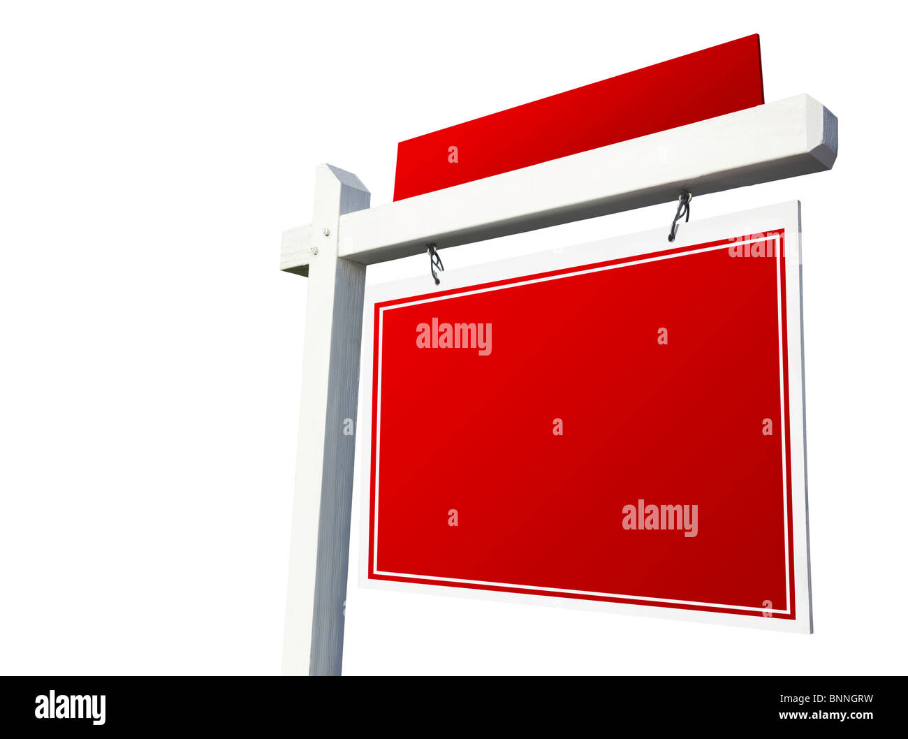 Blank estate agent sign hi-res stock photography and images - Alamy