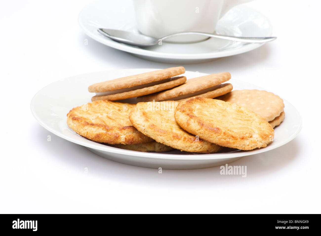 Butter plate white background Cut Out Stock Images & Pictures - Alamy