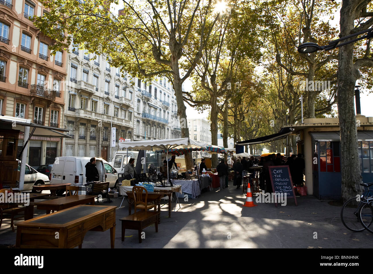 Downtown of Lyon, France Stock Photo - Alamy