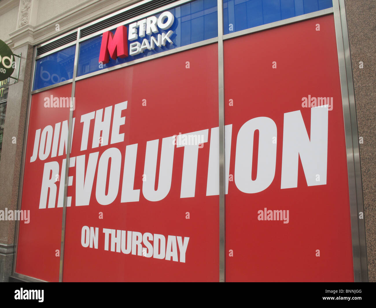 Metro Bank London Opening celebrations Stock Photo - Alamy