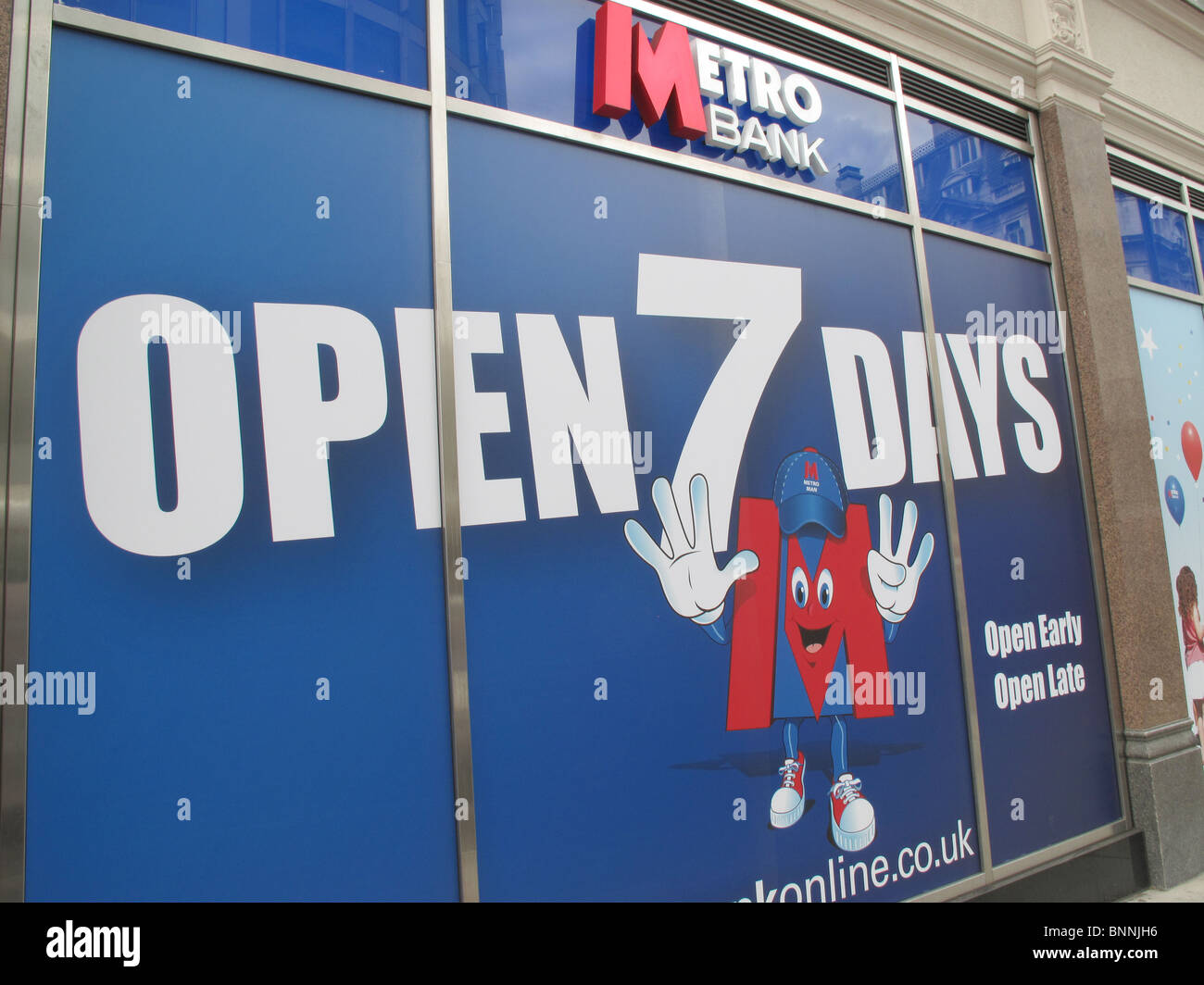 Metro Bank London Opening celebrations Stock Photo - Alamy