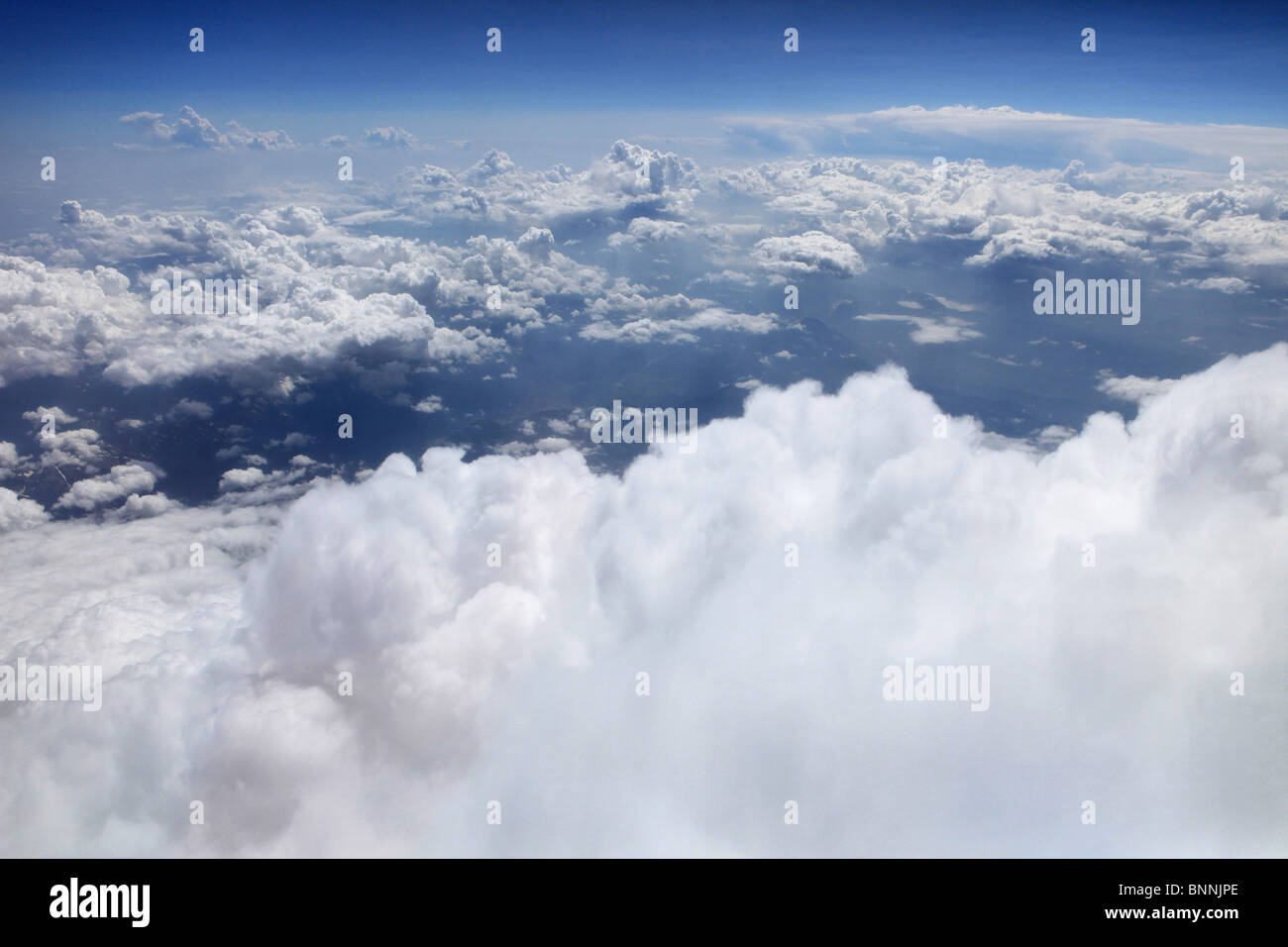 Clouds sky flight aerial view weather view from above nature scenery ...