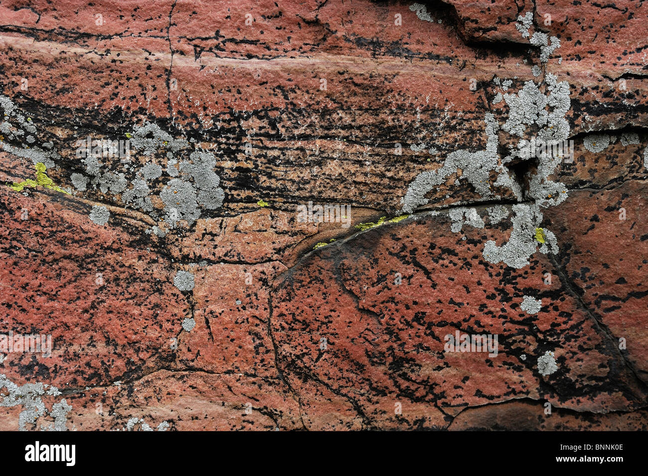 Fall colours colors rock stone red Pipestone Pipestone National ...