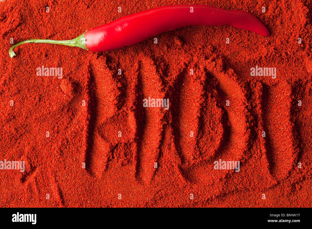 spicy chili powder Stock Photo - Alamy