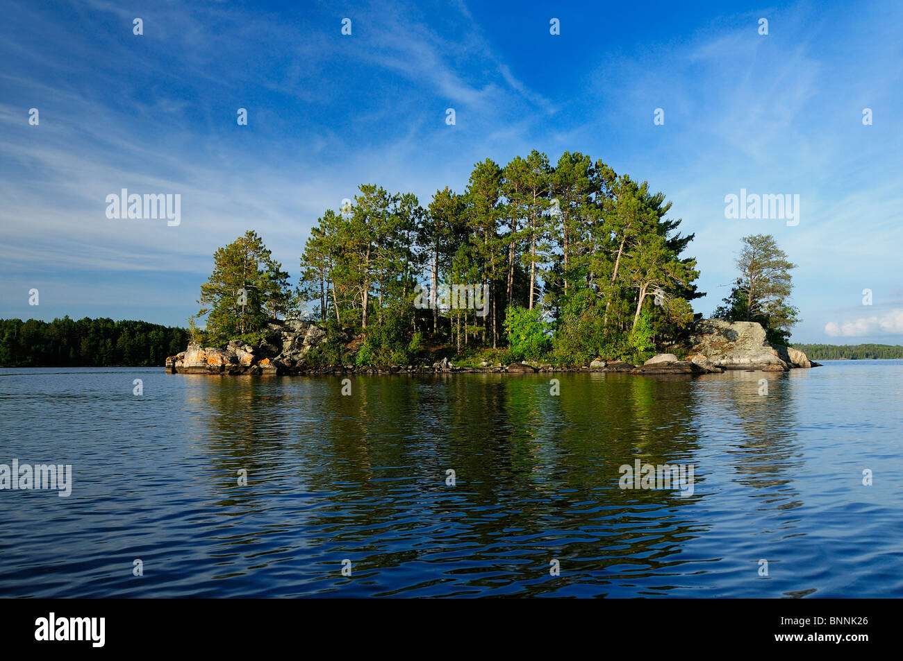 Lake Ash River Area Voyageur National Park Minnesota USA America United ...