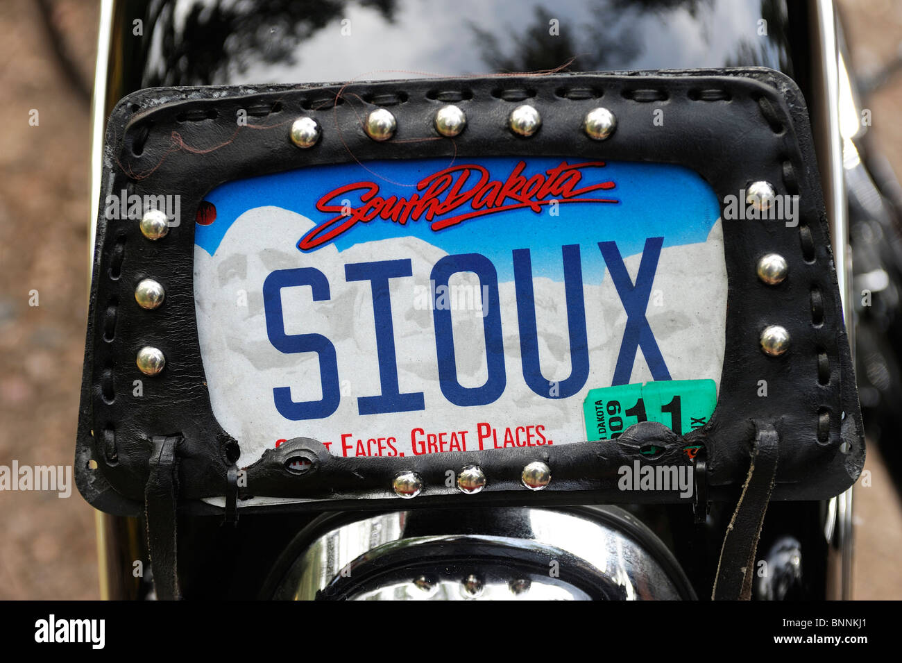 License Plate Sioux Indian Motorcycle Lakota Artist Jim Yellowhawk ...