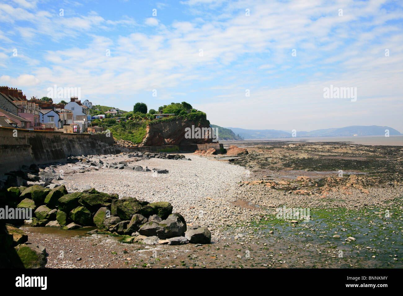 coast line at watchet somerset Stock Photo - Alamy
