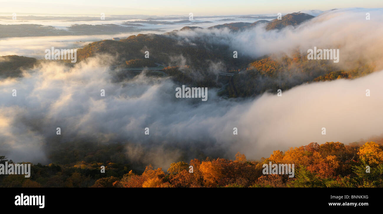 Pinnacle Overlook Fog Cumberland Gap National Historic Park Cumberland ...