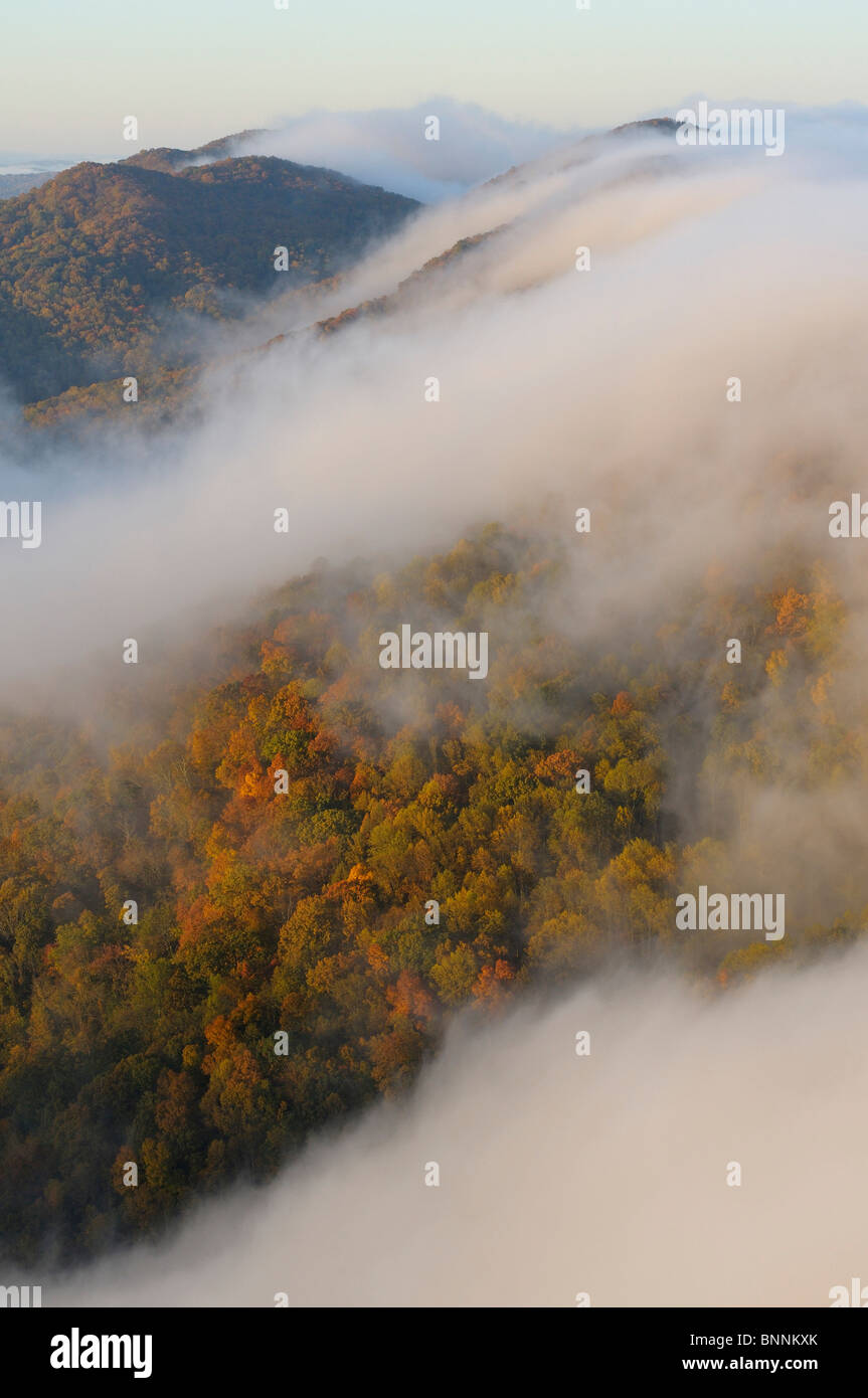Pinnacle Overlook Fog Cumberland Gap National Historic Park Cumberland ...