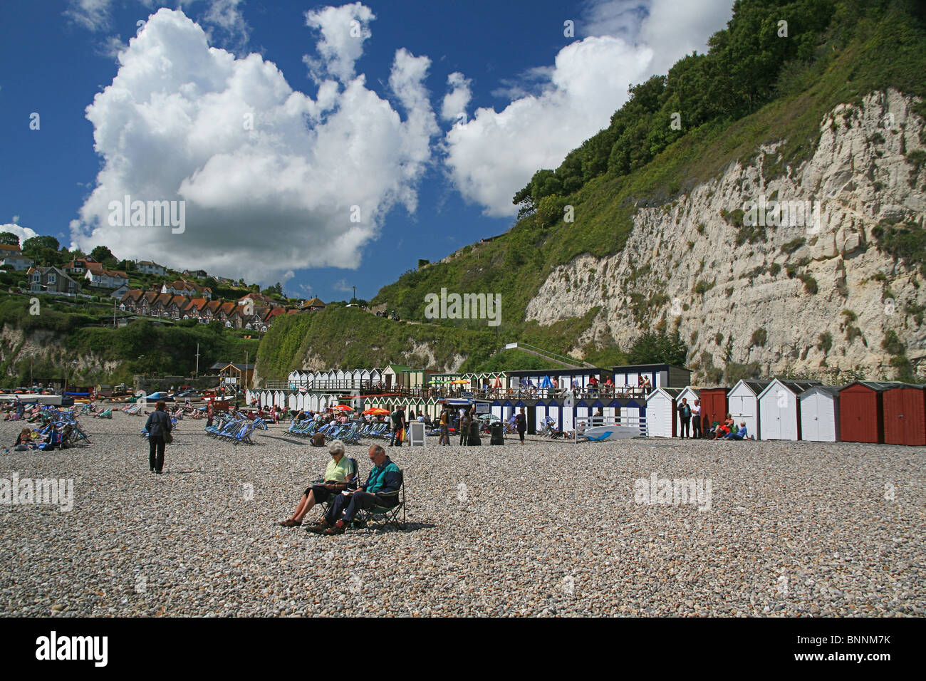 The beach at Beer, Devon, England, UK Stock Photo - Alamy