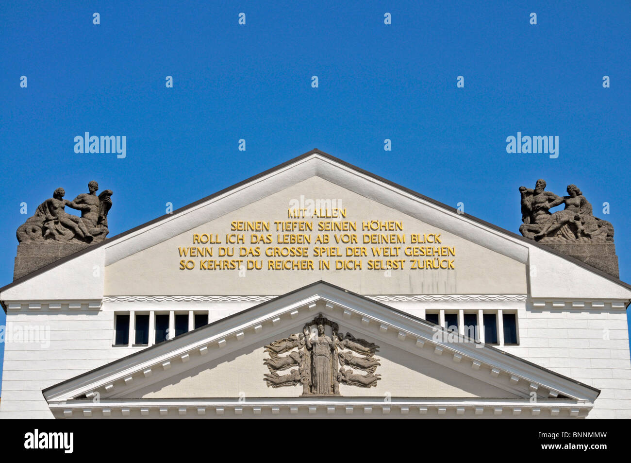 Architecture outside view ballet house building buildings in German ...