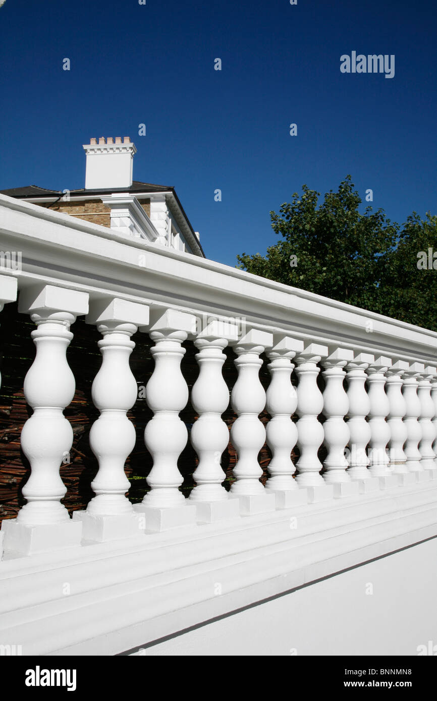 Balustrade wall in The Boltons, West Brompton, London, UK Stock Photo ...