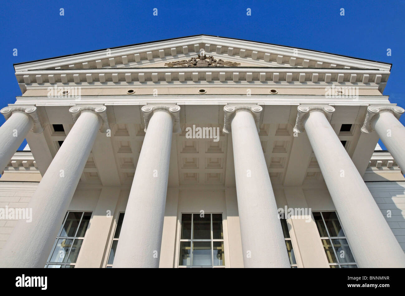 Architecture outside view ballet house building in German German opera ...