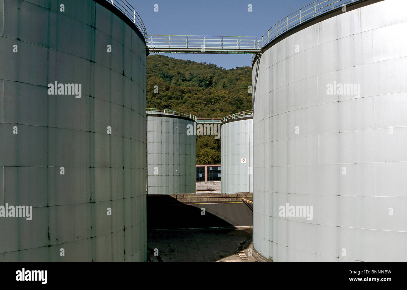 Industry tank gasoline petrol tank camp reservoir cylinder Switzerland ...
