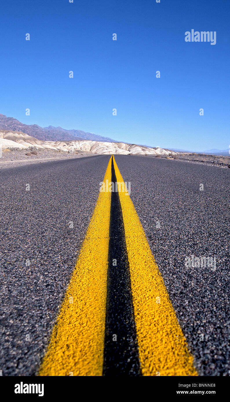 USA California canyon rock cliff scenery Strassel just long line middle ...