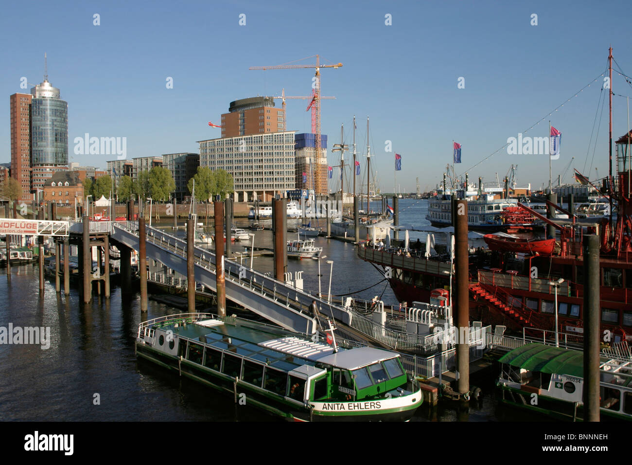 Europe Germany Hamburg Hanseatic city Hanseatic Trade Center harbour ...