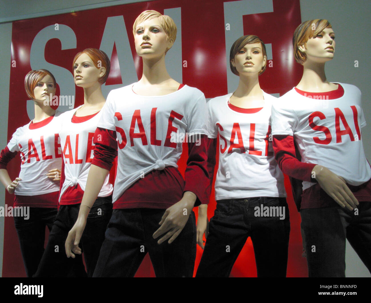 Sale dummies shop window shopping Kiel Germany Stock Photo - Alamy