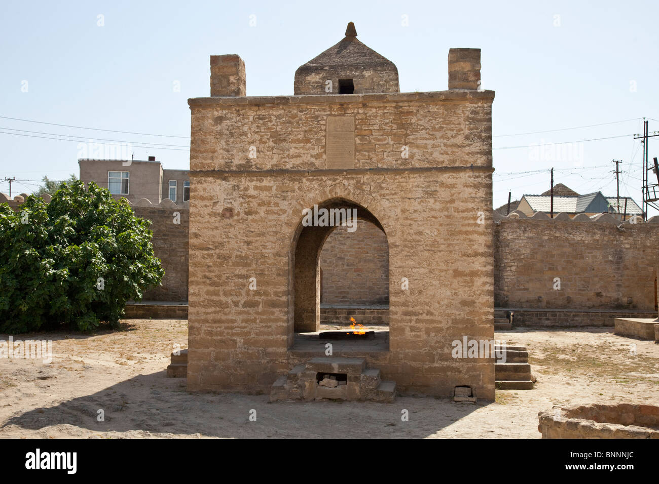 Atesgah Fire Temple, Suraxani, on the Abseron Peninsula near Baku ...